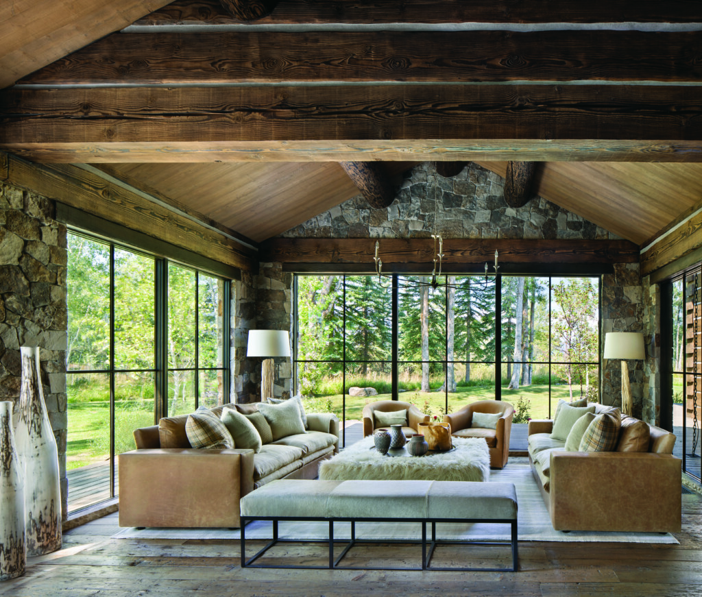Modern Rustic Appeal with Timber, Reclaimed Wood and Quarried Stone - Mountain Living
